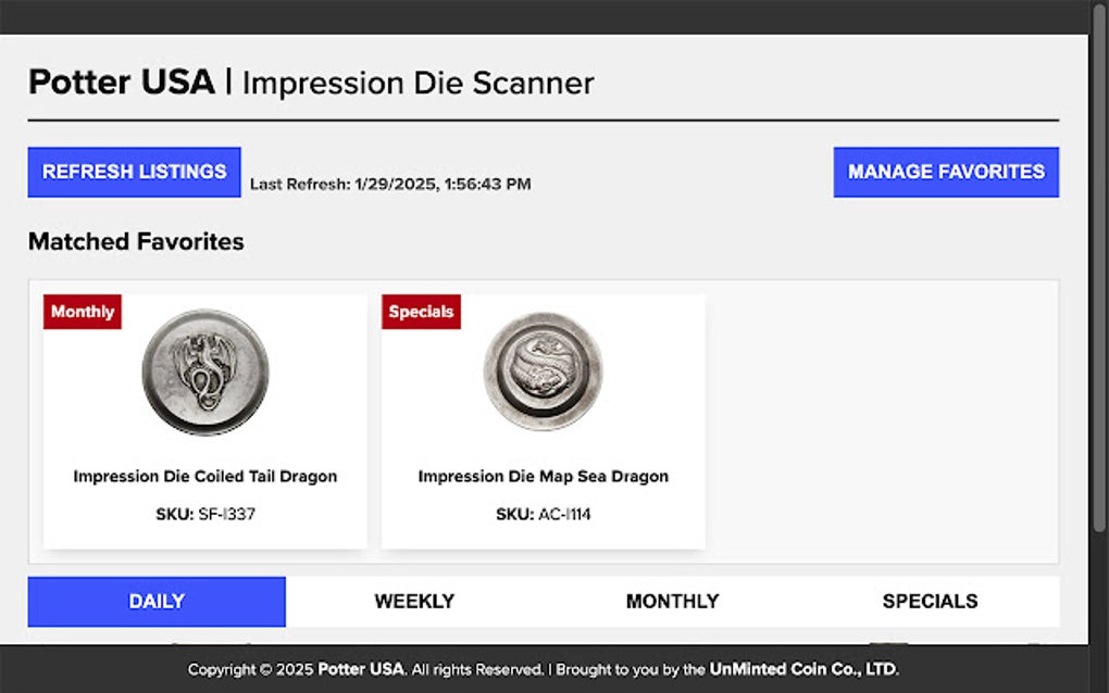Potter USA | Impression Die Scanner for Google Chrome - Extension Download
