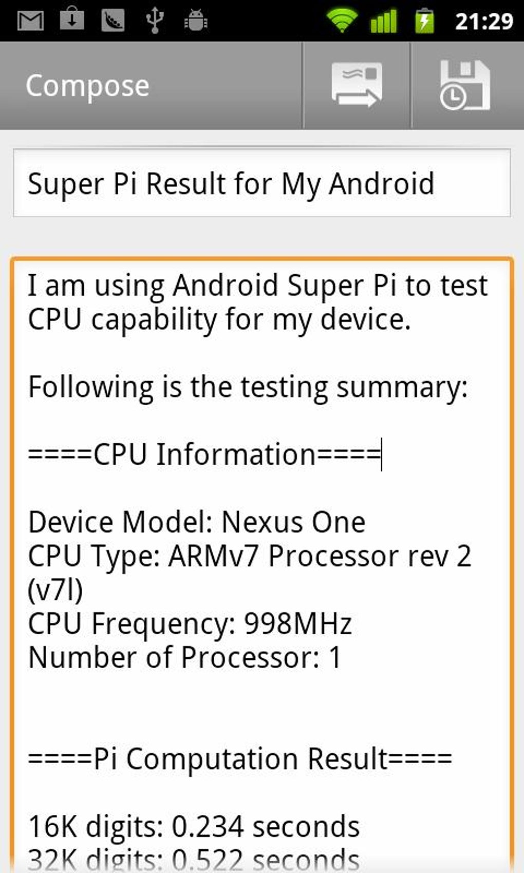 Super PI APK สำหรับ Android - ดาวน์โหลด