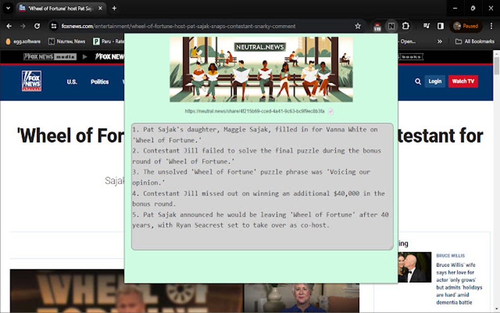 Neutral News per Google Chrome - Estensione Download