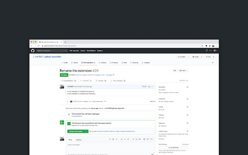 GitHub Beautifier for Google Chrome - Extension Download