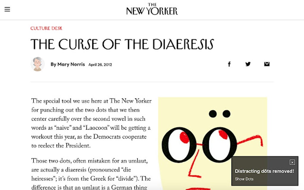 Dots and Murmurs para Google Chrome - Extensión Descargar