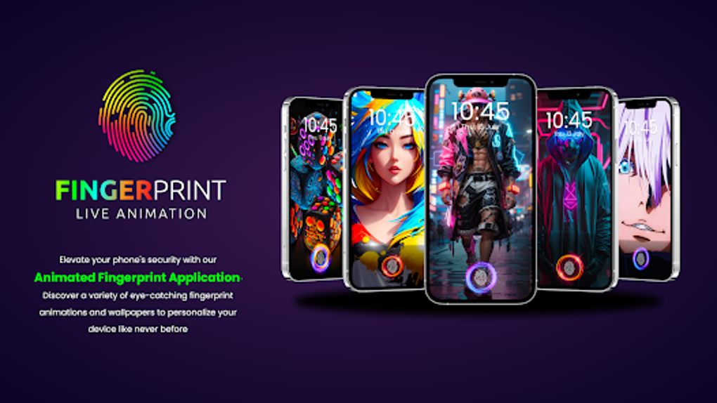 Fingerprint Live Animation App for Android - Download