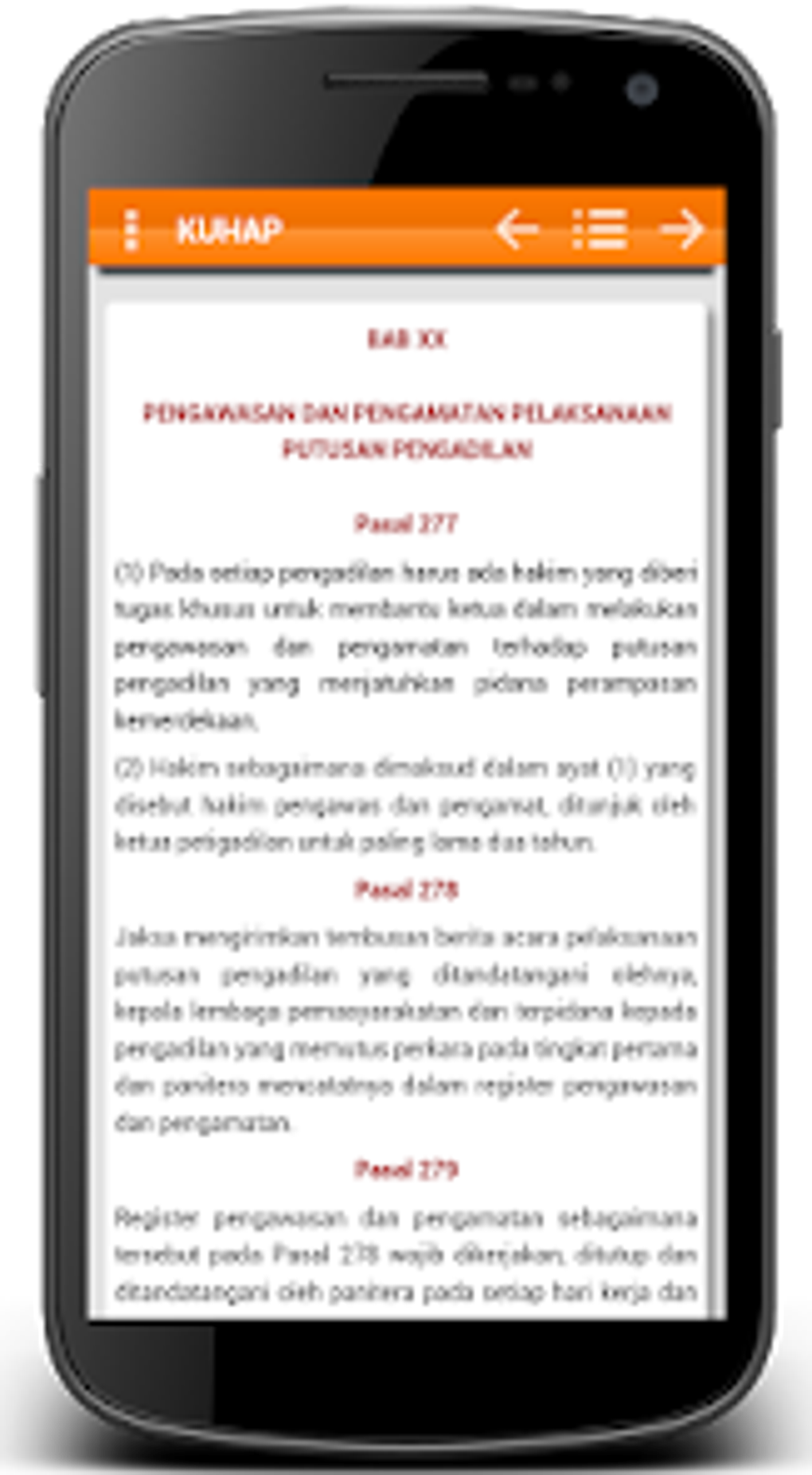KUHAP pour Android - Télécharger