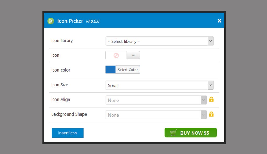 WordPress 용 Web Icons - 다운로드