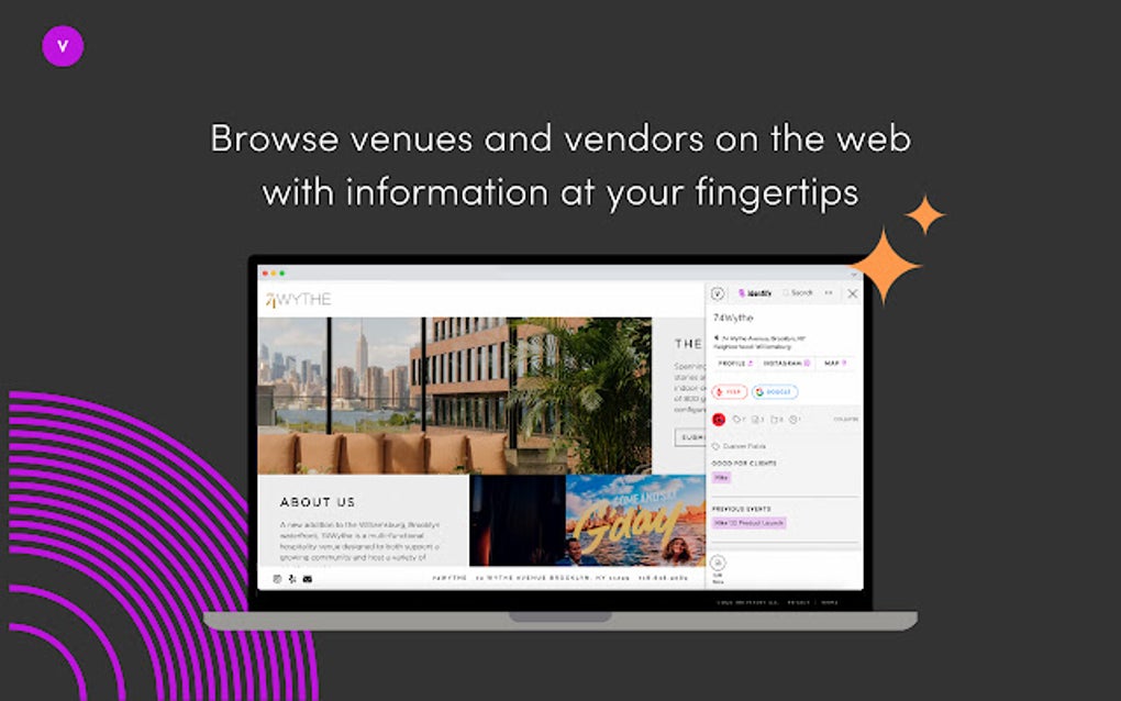 The Vendry Copilot – Venue & Vendor Tracking para Google Chrome ...