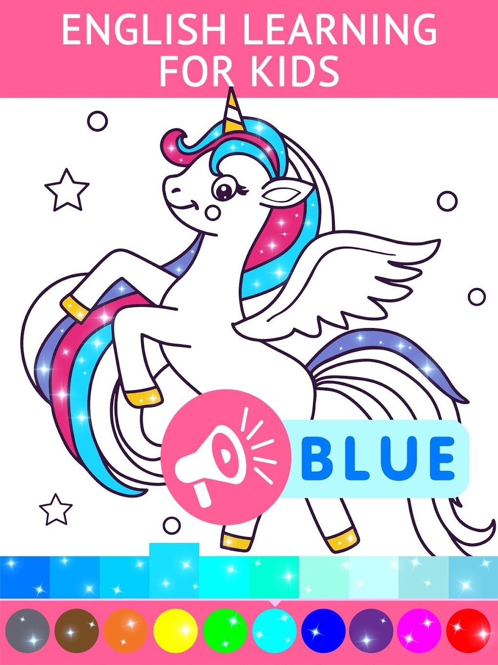 Animated Glitter Coloring Book - My Little Unicorn para Android - Download