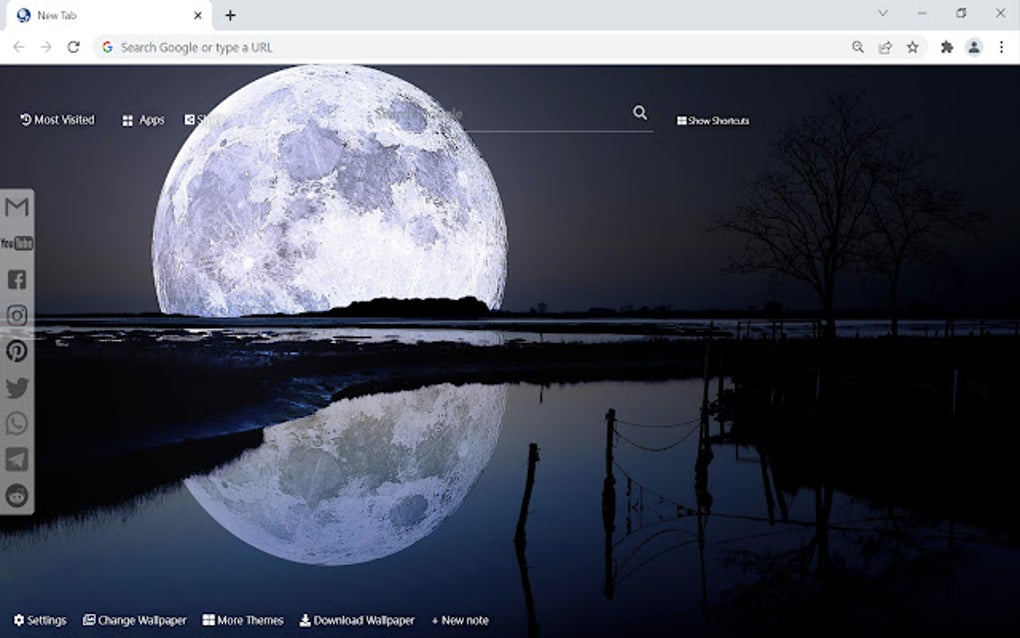 Moon Wallpaper for Google Chrome - Extension Download