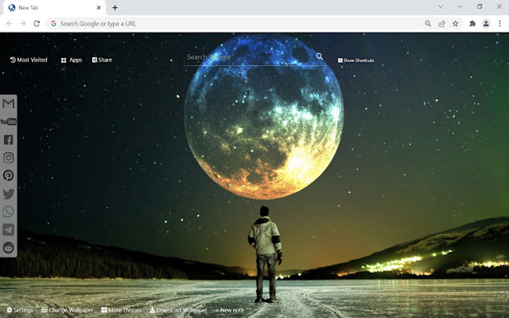 Moon Wallpaper for Google Chrome - Extension Download