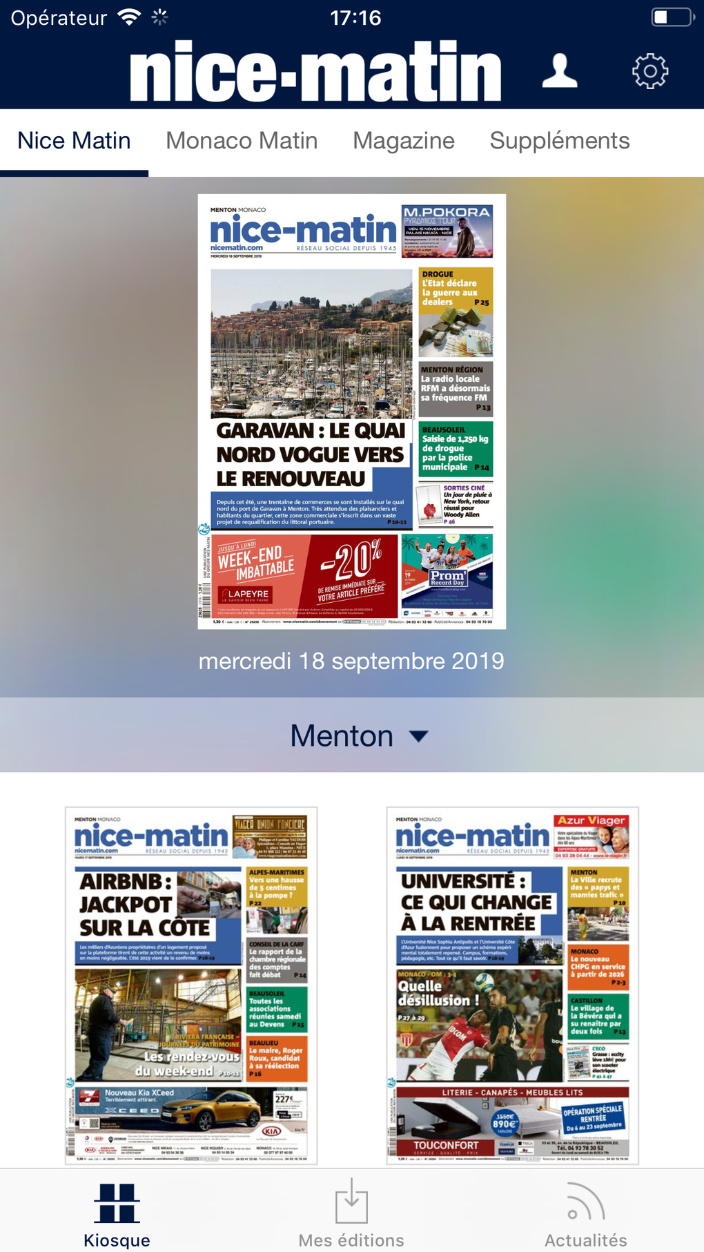 Nice-Matin Numérique for iPhone - Download