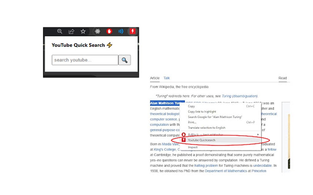 YouTube Quick Search for Google Chrome - Extension Download YouTube Quick Search for Google Chrome - Extension Download