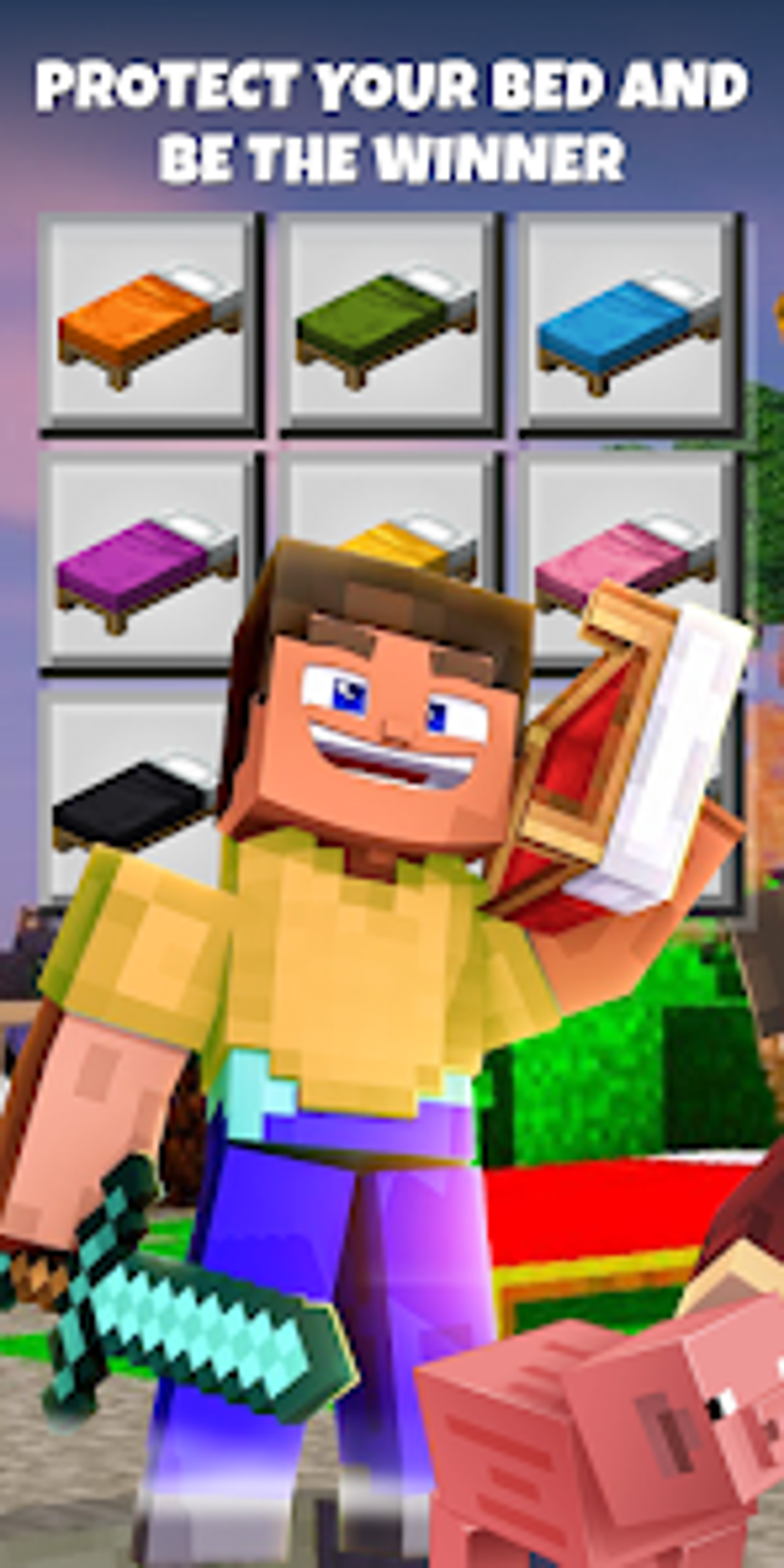 Bed Wars Mods for Minecraft für Android - Download