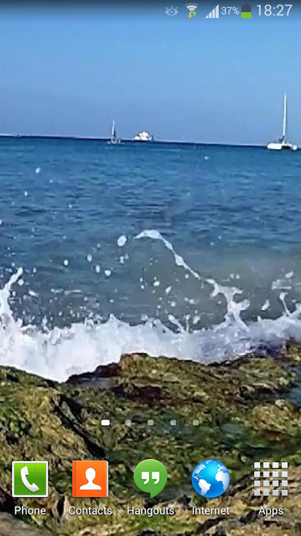 Android 용 Waves Live Wallpaper HD 20 APK - 다운로드