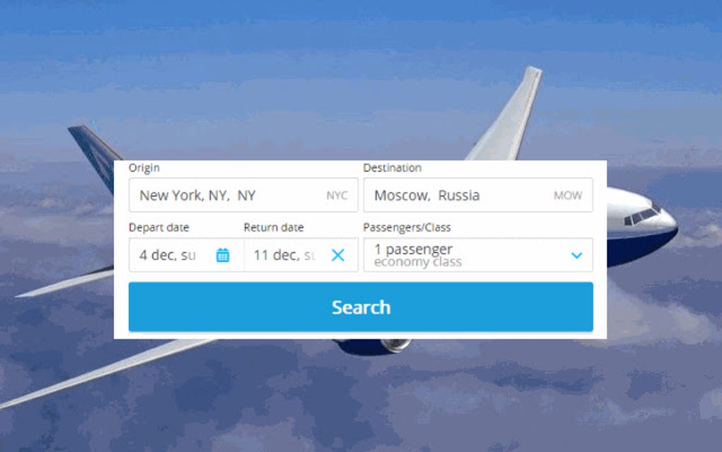 Airline tickets for Google Chrome - Extension Download