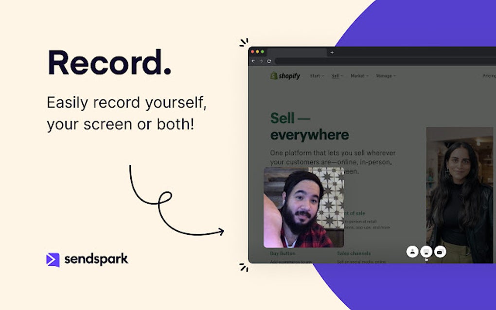 Sendspark Video and Screen Recorder Google Chrome için - Eklenti İndir Sendspark Video and Screen Recorder Google Chrome için - Eklenti İndir
