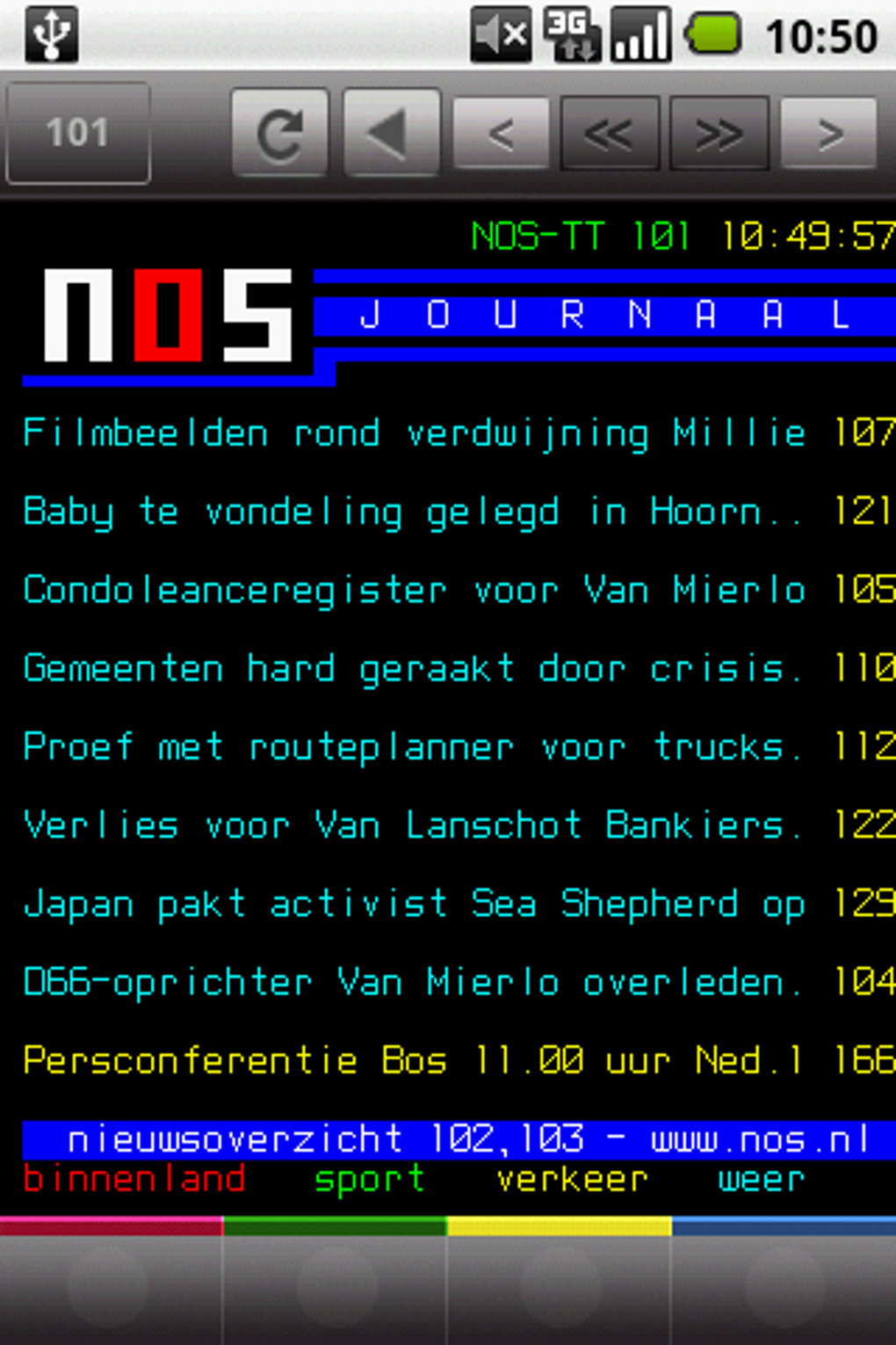NOS Teletekst APK voor Android - Download