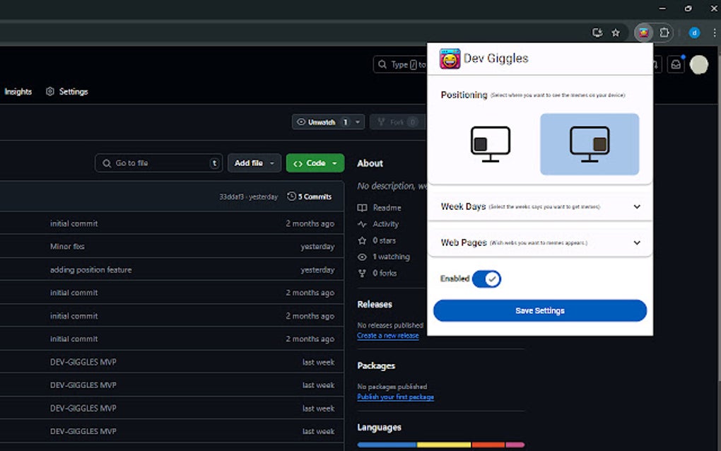 Devs Giggles for Google Chrome - Extension Download