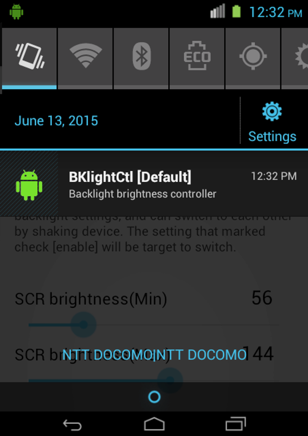 Android 용 BKlightCtl(Brightness control) APK - 다운로드