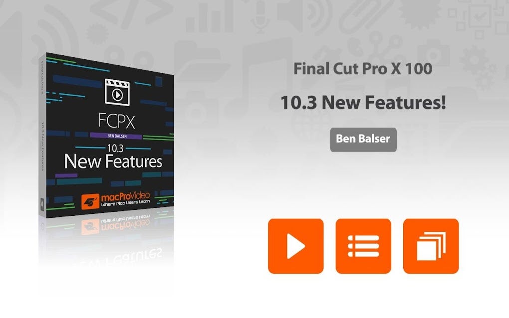 New Features For FCP X 10.3 APK para Android - Descargar
