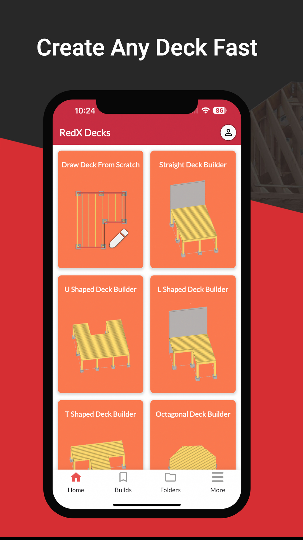 RedX Decks - 3D Deck Builder para iPhone - Download