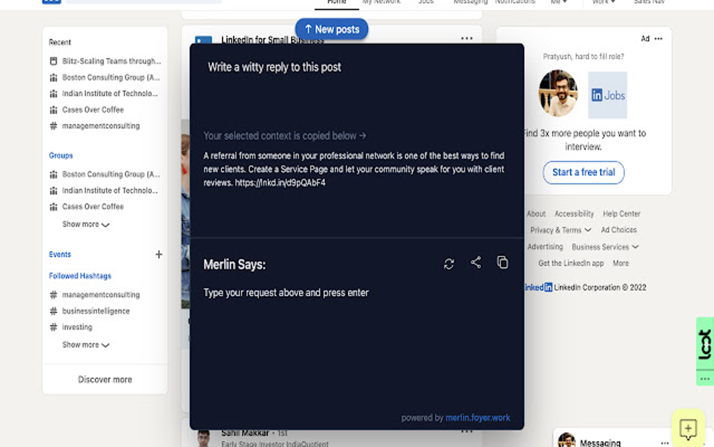 Merlin - Open AI ChatGPT powered assistant for AI: review, features ...