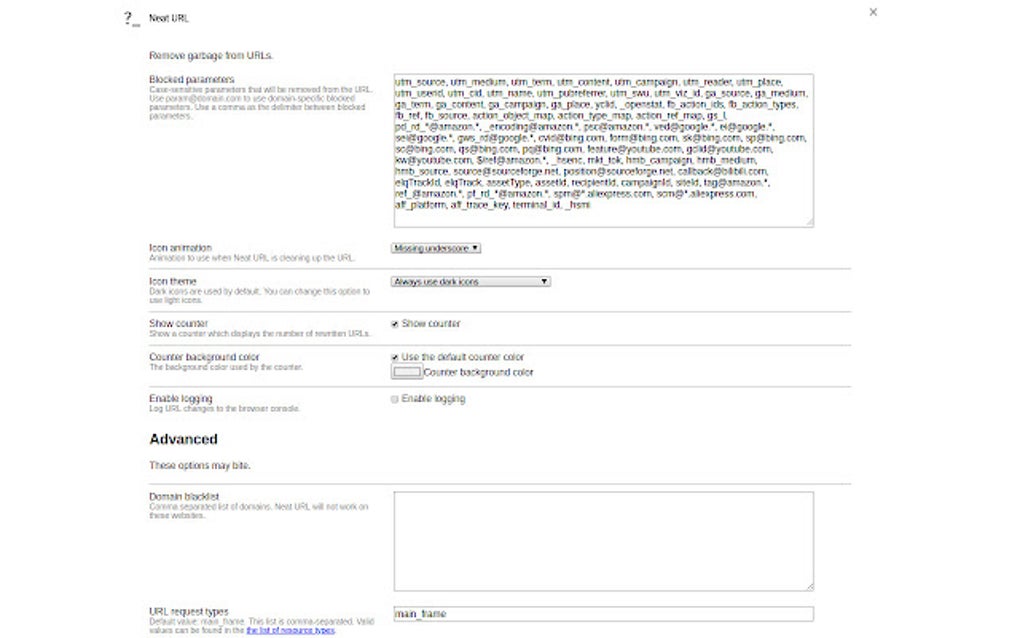 Neat URL for Google Chrome - Extension Download