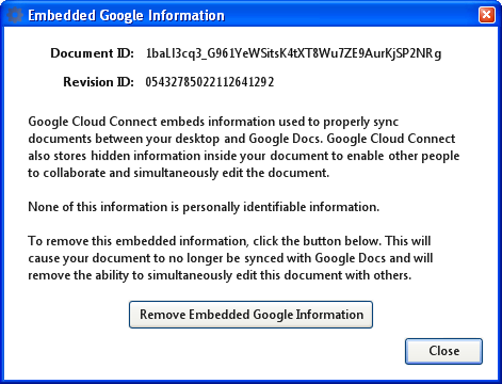 Google Cloud Connect - Descargar