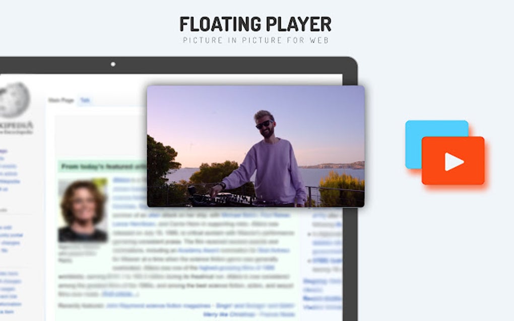 Floating Player - Picture in Picture mode Google Chrome 용 - 확장 프로그램 다운로드