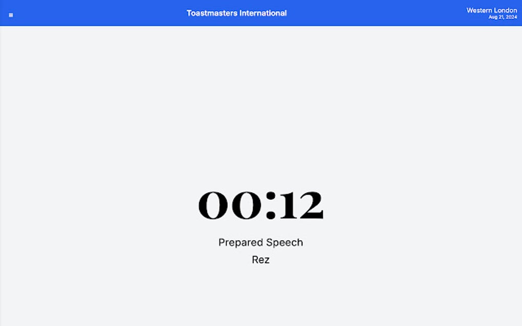 Speech Timer for Toastmasters for Google Chrome - Extension Download