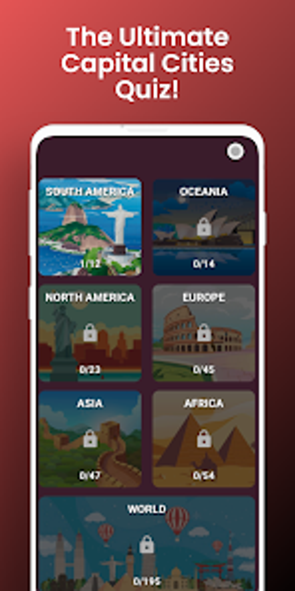 GeoCap - World Capitals Quiz สำหรับ Android - ดาวน์โหลด