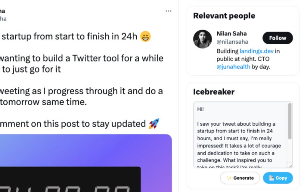 Twitter Icebreaker for Google Chrome - Extension Download