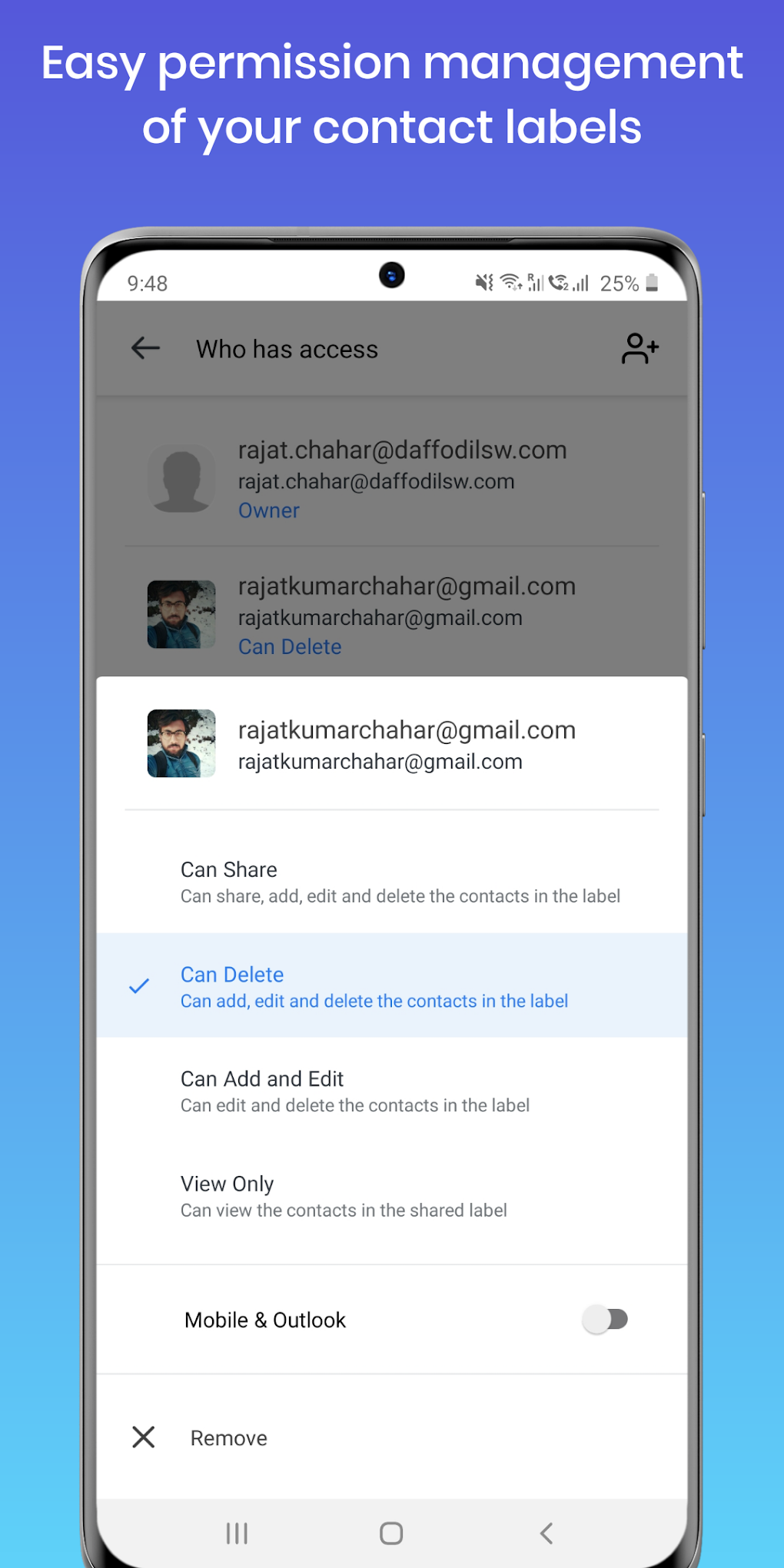 Shared Contacts : Contact App for Android - Download