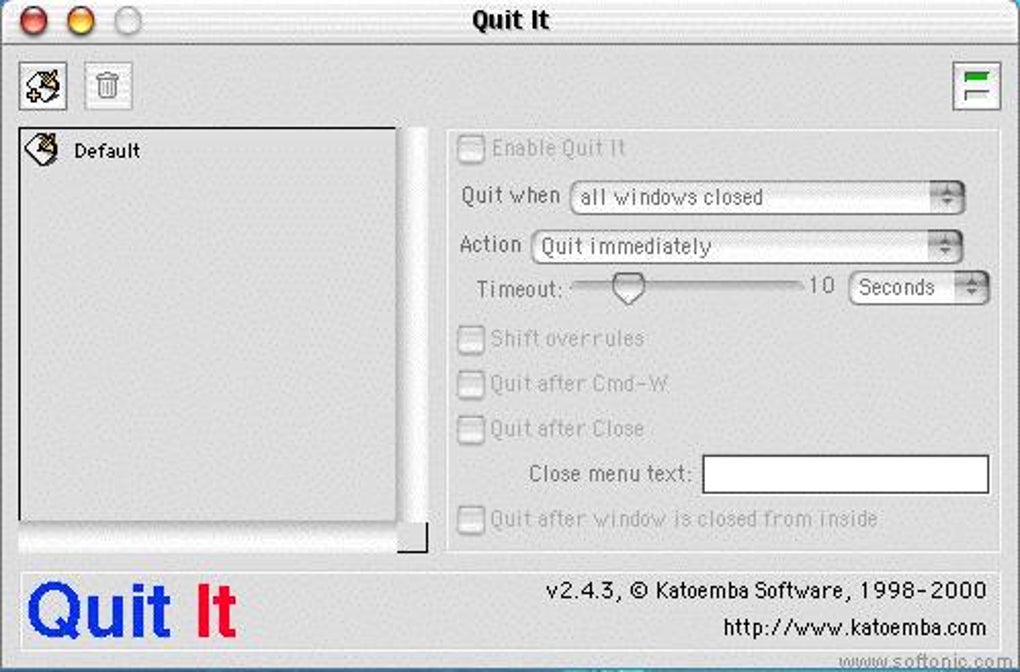 Quit It para Mac - Descargar