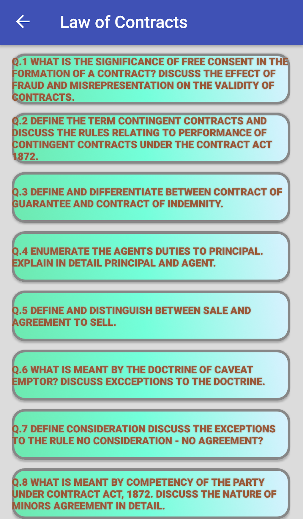 Law Notes Basics of Law for Android - Download