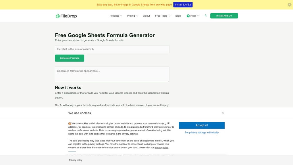 FileDrop per Programmazione basata su IA: recensione, funzionalità e ...