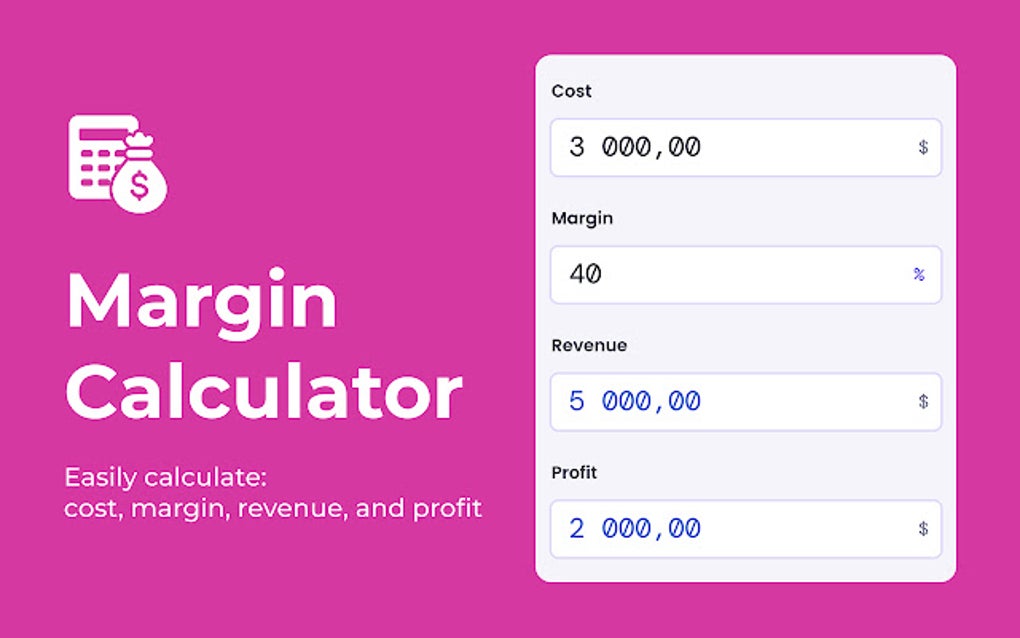 Margin Calculator for Google Chrome - Extension Download