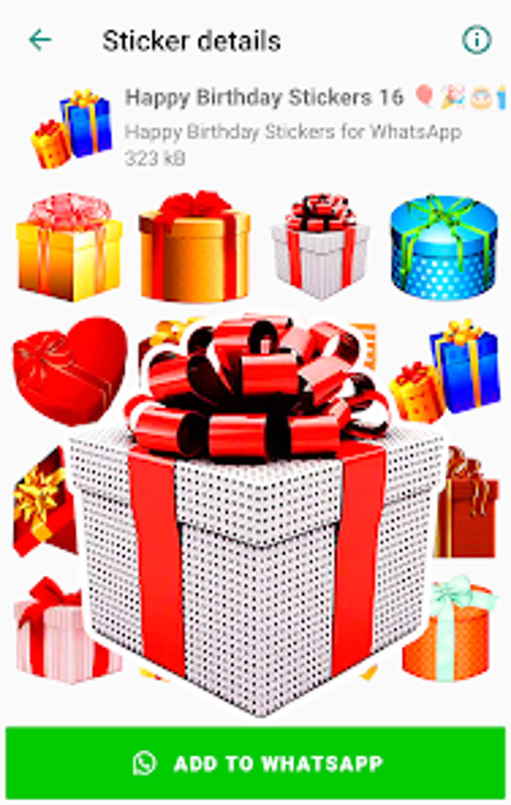 Birthday Stickers for WhatsApp per Android - Download