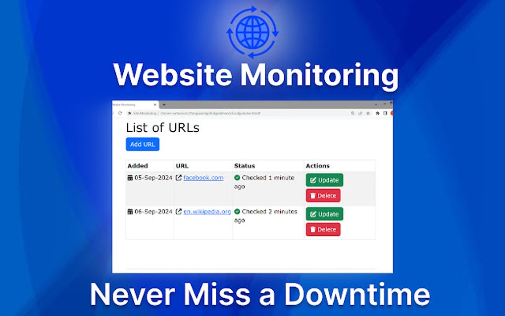 Website monitoring for Google Chrome - Extension Download Website monitoring for Google Chrome - Extension Download