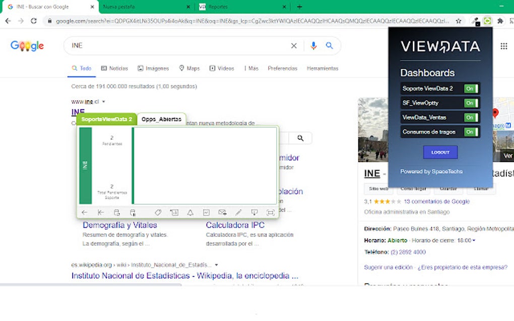 ViewData for Google Chrome - Extension Download