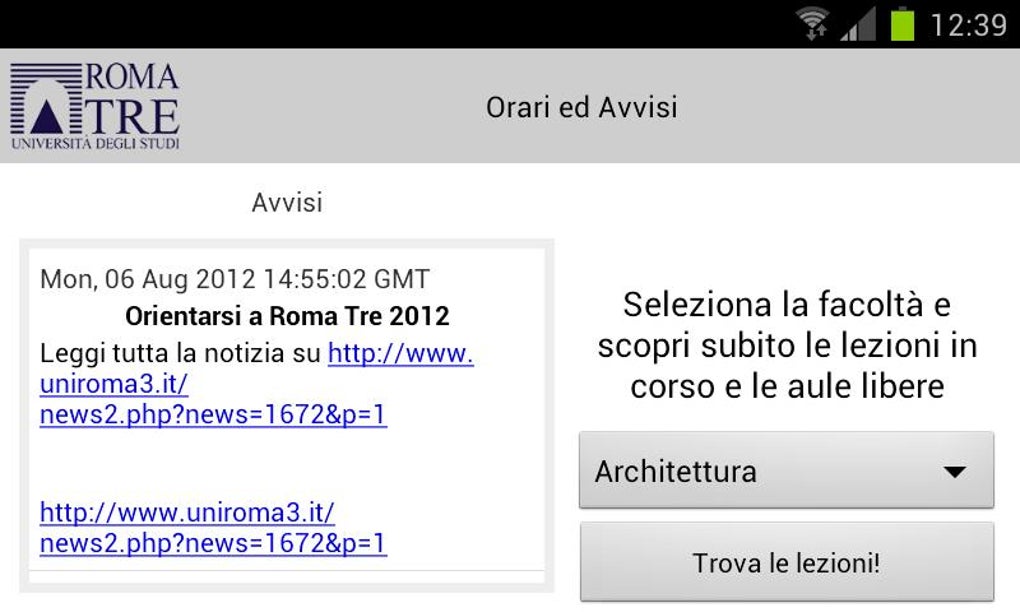 Università Roma TRE APK for Android - Download