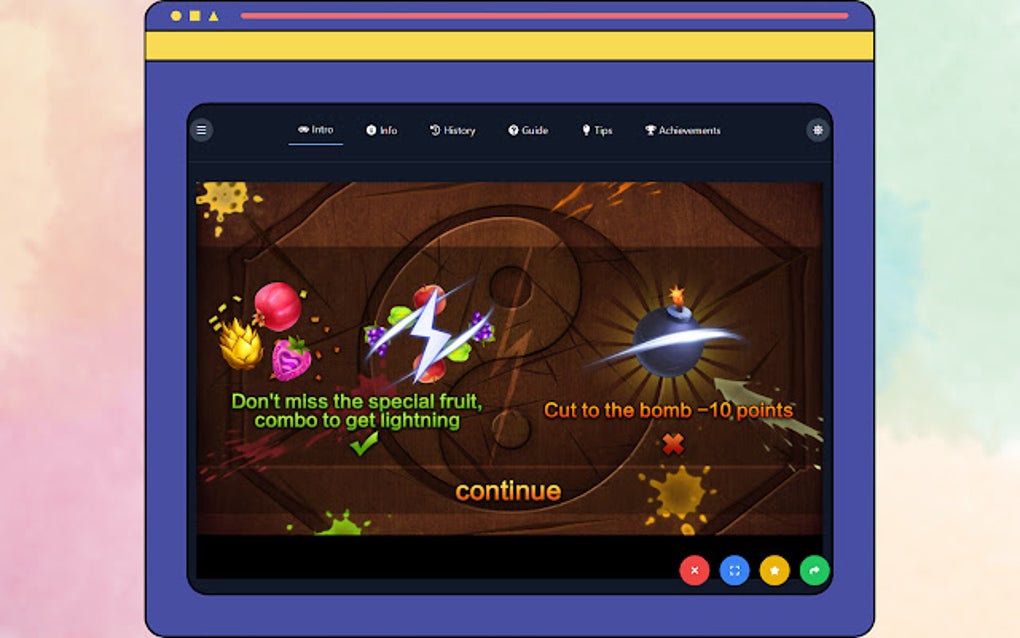 Fruit Ninja Unblocked Game para Google Chrome - Extensión Descargar