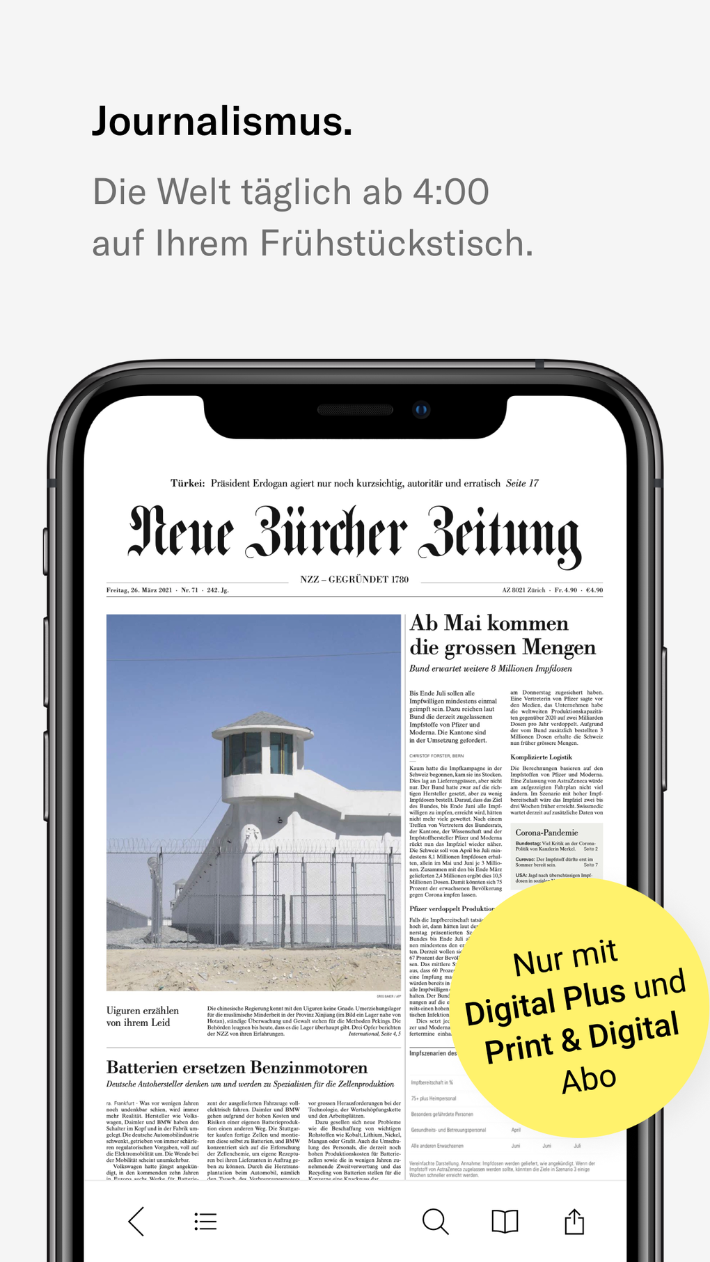 NZZ-E-Paper Digital Plus para iPhone - Descargar