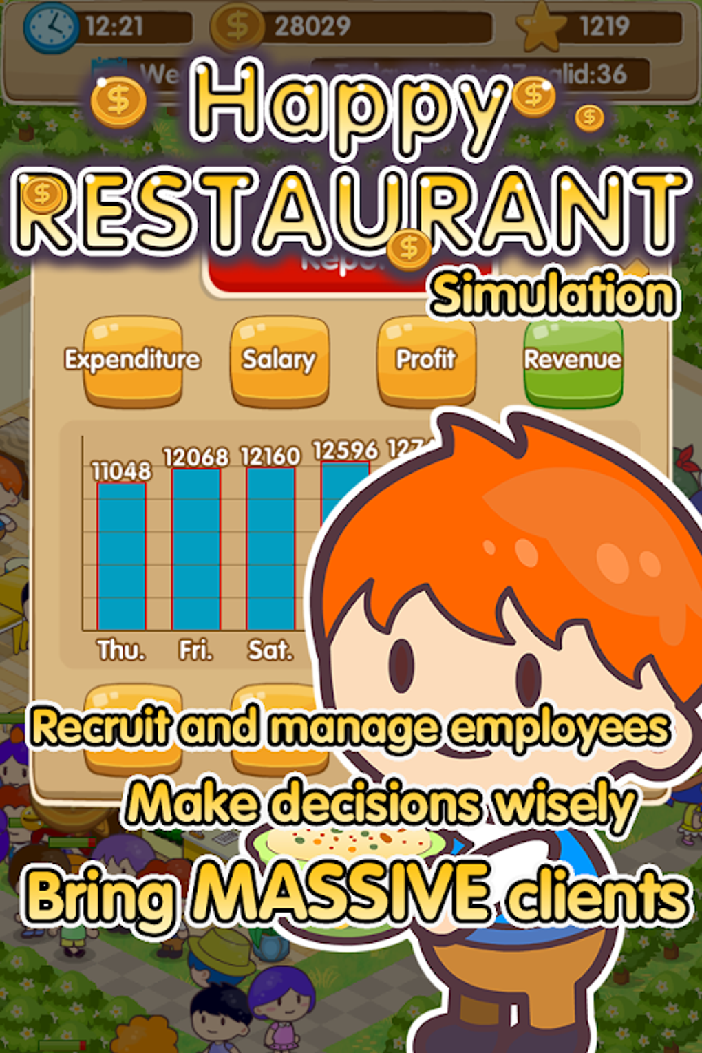 HappyRestaurant Sim APK pour Android - Télécharger
