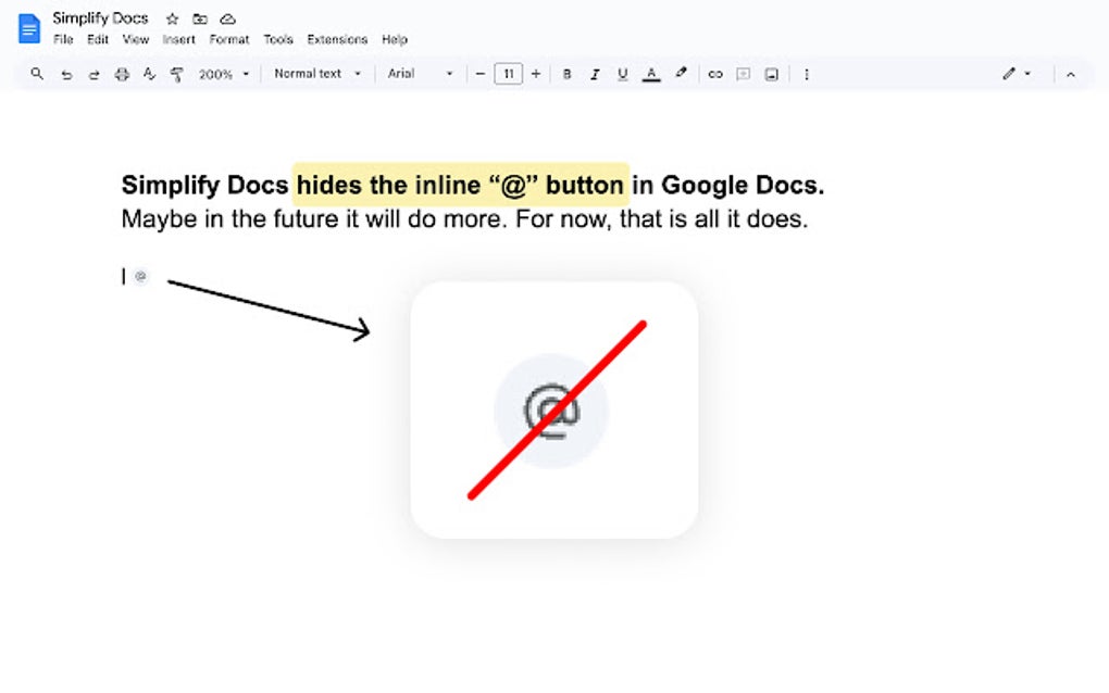 Simplify Docs для Google Chrome - Расширение Скачать Simplify Docs для Google Chrome - Расширение Скачать