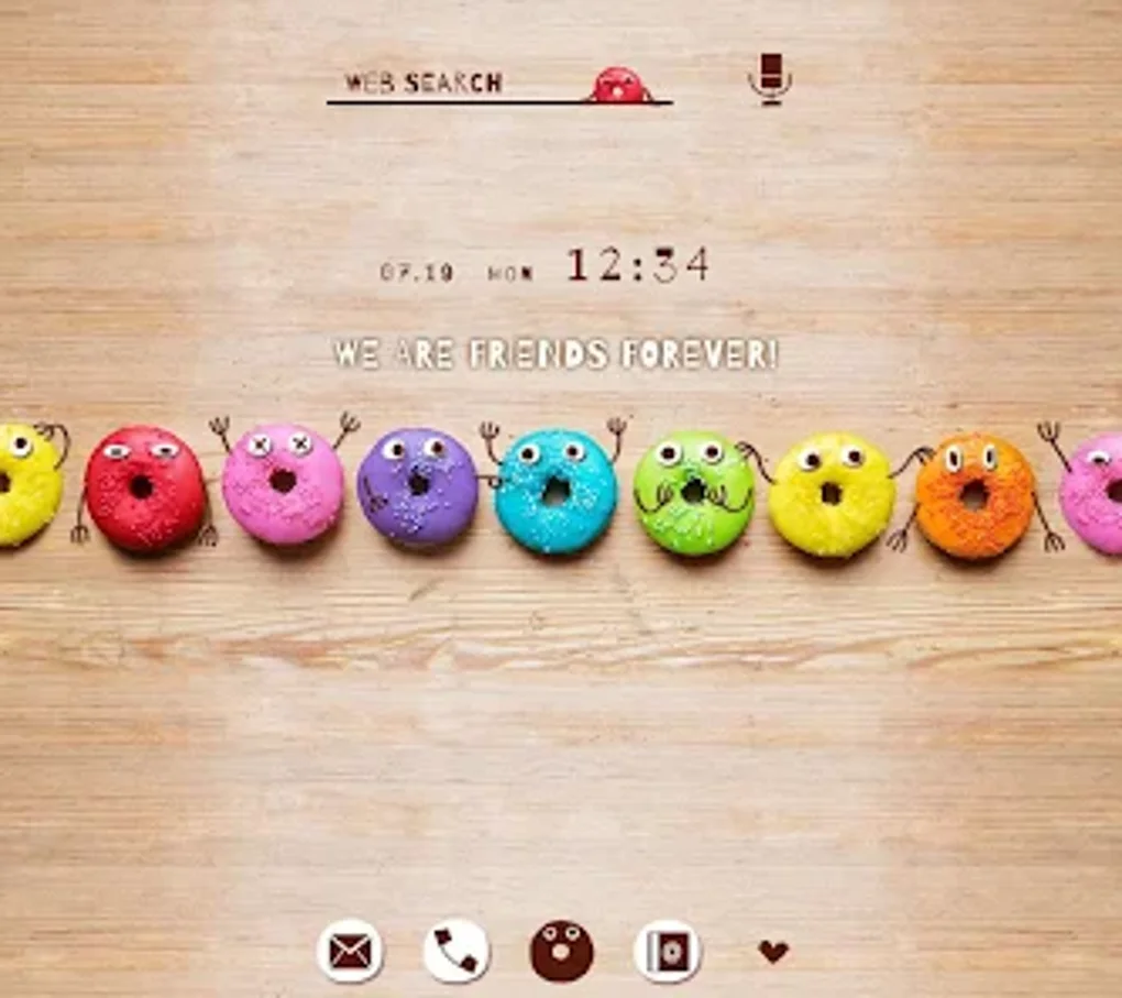 Donut Buddies Theme HOME for Android - Download