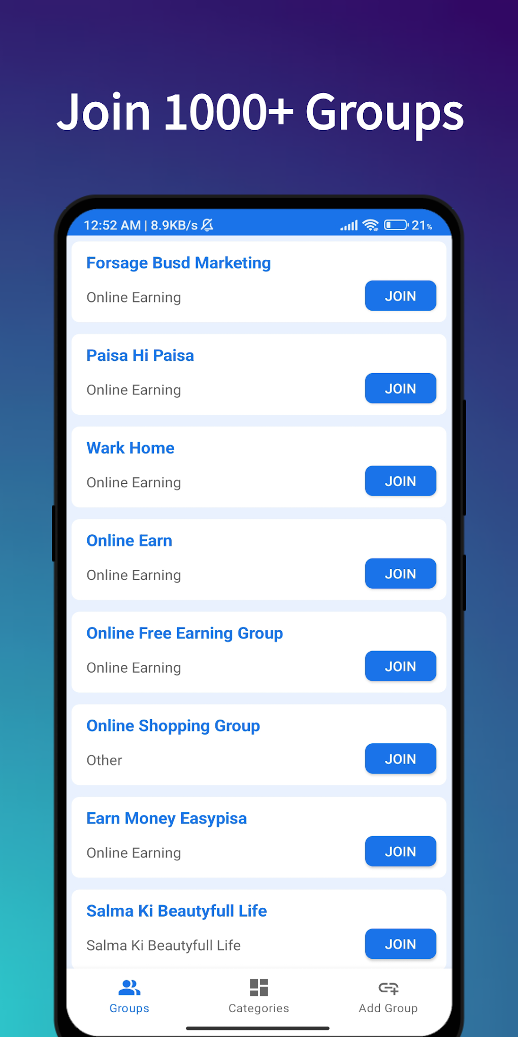 Join Active Groups Unlimited para Android - Descargar
