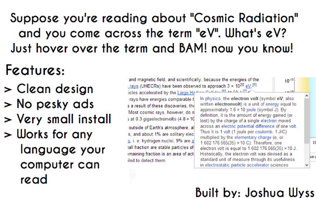 Easy Wikipedia pour Google Chrome - Extension Télécharger