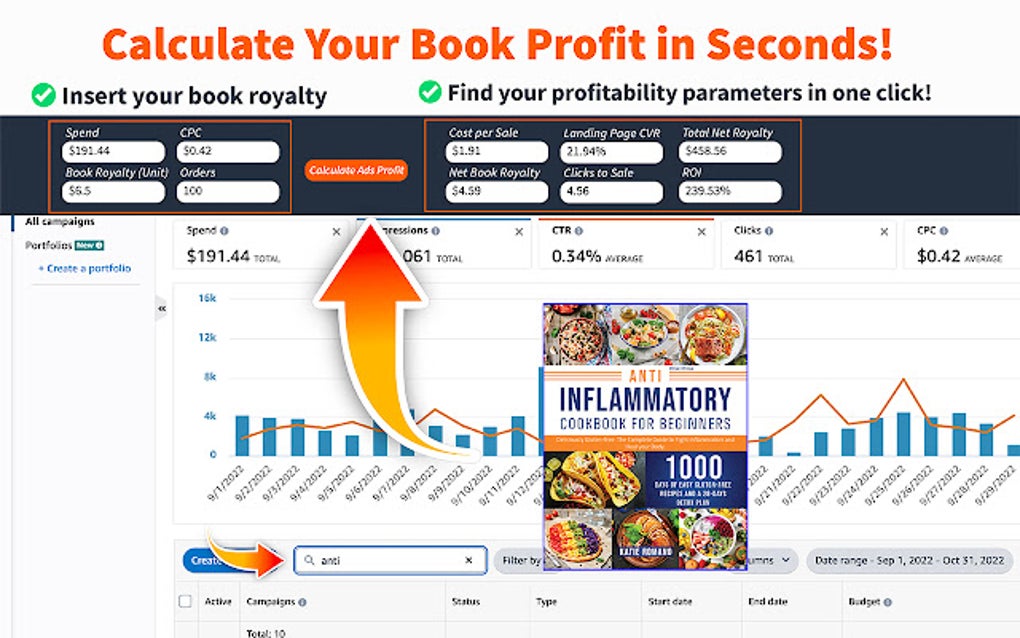 KDP ADS Profit calculator Google Chrome 용 - 확장 프로그램 다운로드