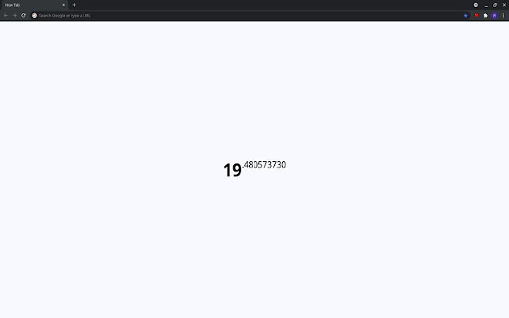 Actual Age Tab for Google Chrome - Extension Download