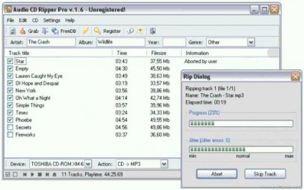 Audio CD Ripper Pro - Descargar
