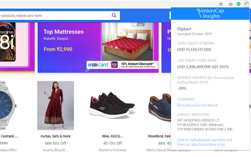 VCap insights for Google Chrome - Extension Download